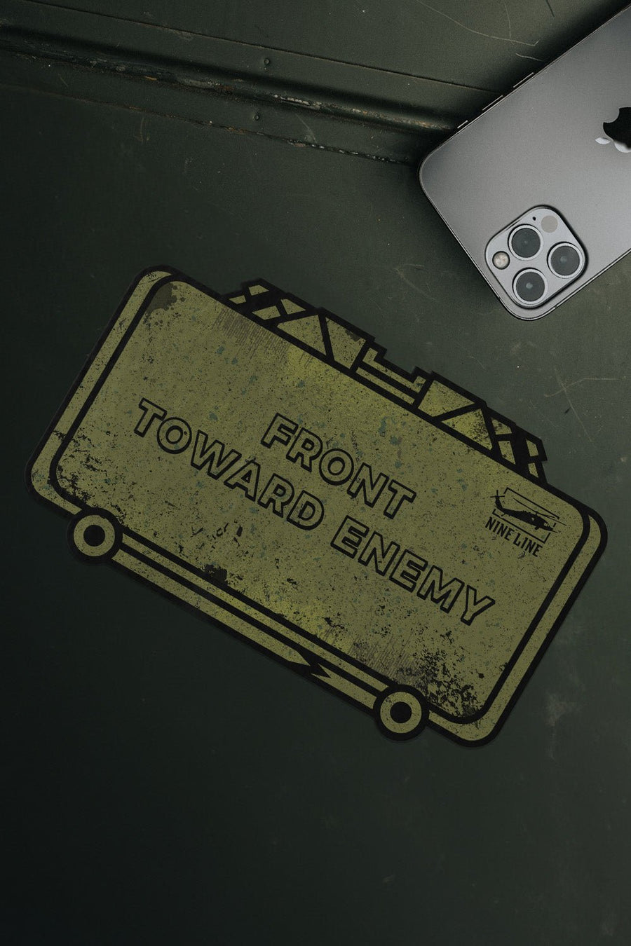 Large Sticker with Claymore Design | Front Towards Enemy – Nine Line ...