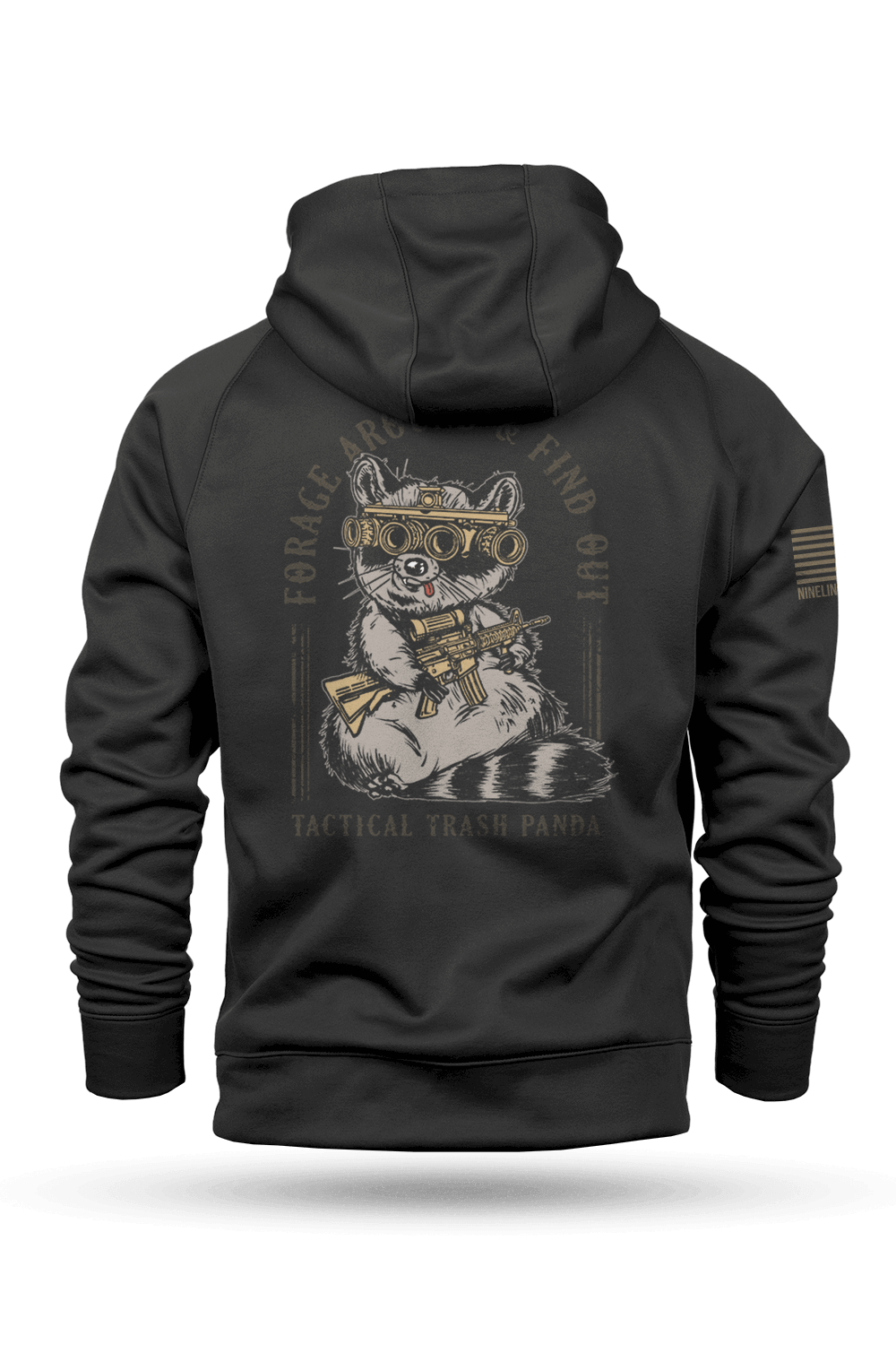 Tactical Trash Panda - Raglan Tailgater Hoodie – Nine Line Apparel