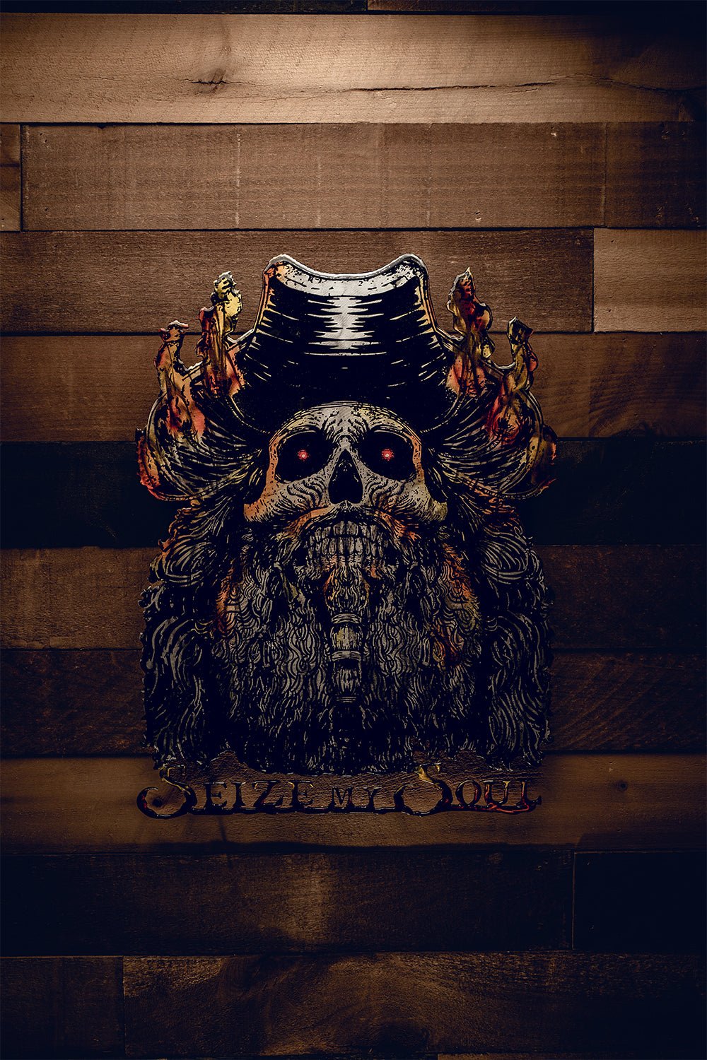 Seize My Soul - Metal Wall Hanging – Nine Line Apparel