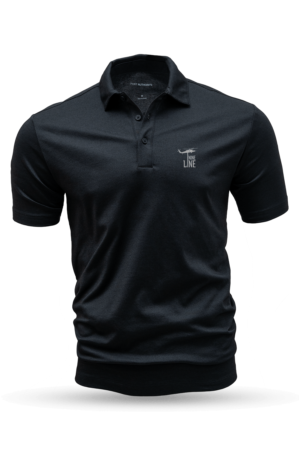 Silicone Dropline Logo - Short Sleeve Polo – Nine Line Apparel