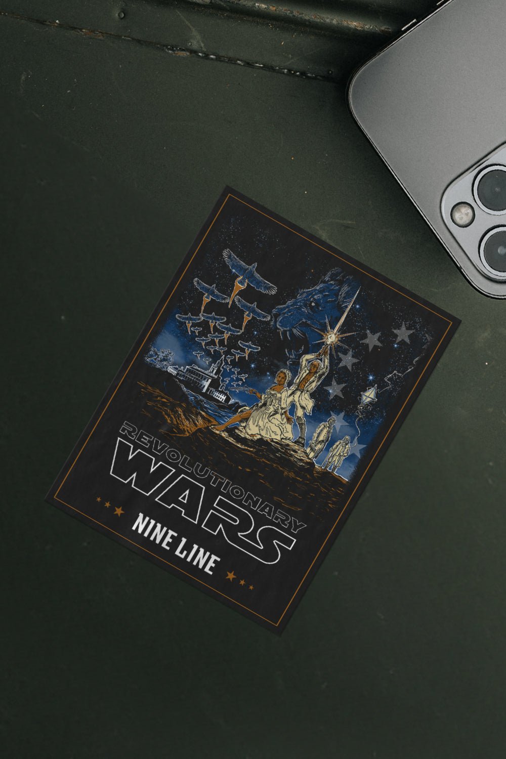 "Revolutionary Wars" Vinyl Sticker – Nine Line Apparel