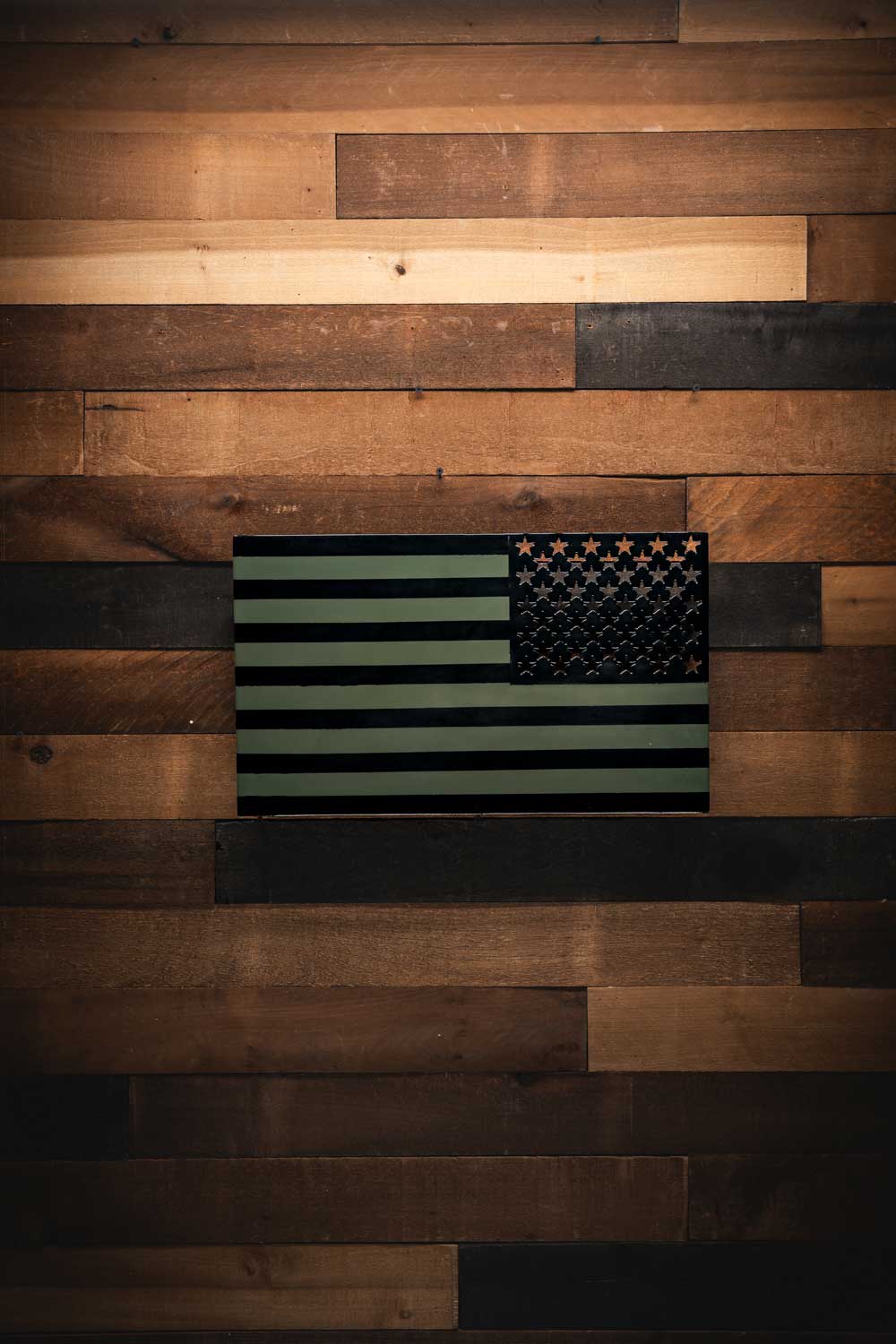 Subdued American Flag - Metal Wall Hanging – Nine Line Apparel