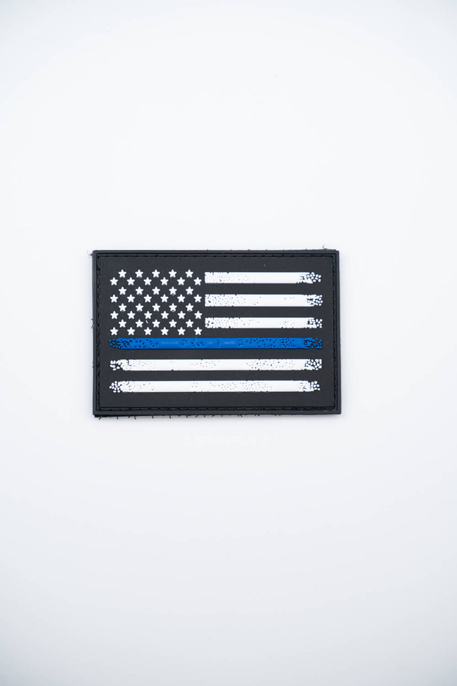 PVC Police Patch - Thin Blue Line Patches – Nine Line Apparel