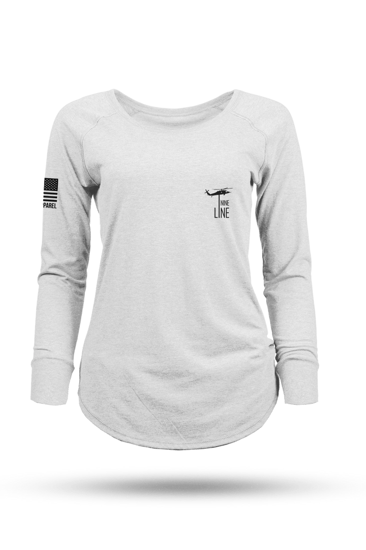 Women's Long Sleeve - Basic Nine Line Drop – Nine Line Apparel