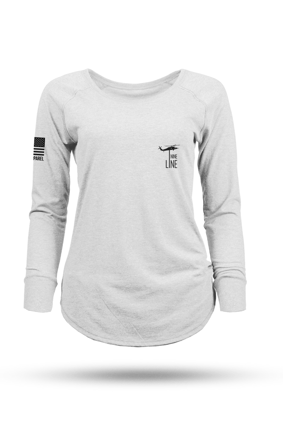 Women's Long Sleeve - Basic Nine Line Drop – Nine Line Apparel