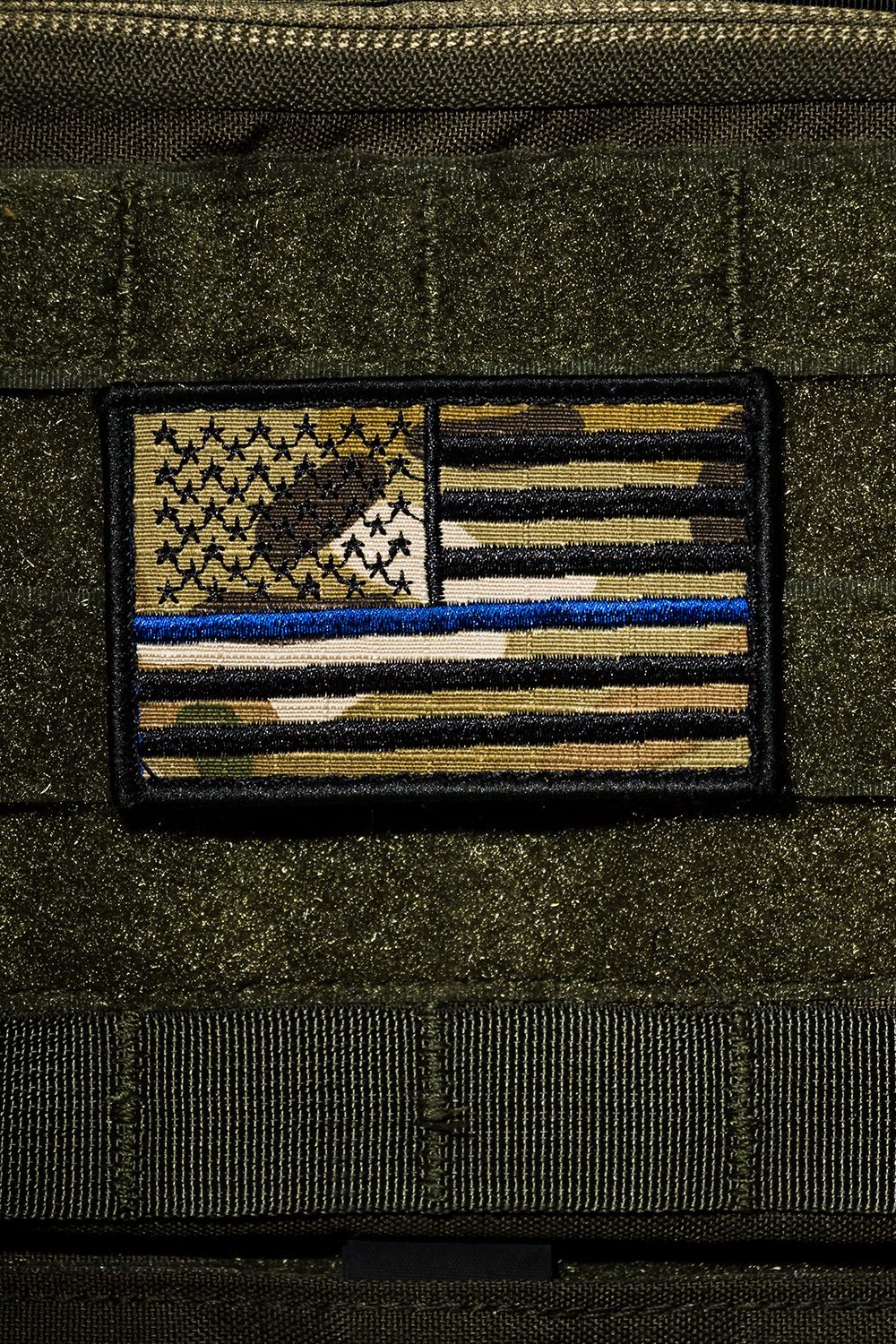 Thin Blue Line Patch - Dark Camo – Nine Line Apparel