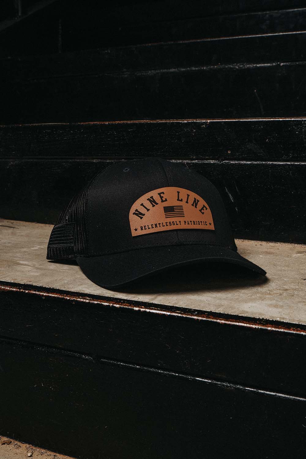 Leather Nine Line Patch Snapback Hat Collection – Nine Line Apparel