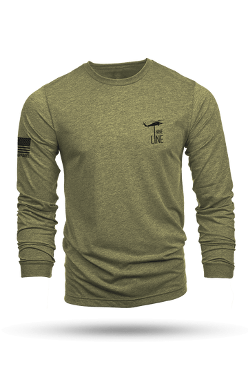 "The Pledge" Long Sleeve Shirt | Patriotic Design by Nine Line Apparel