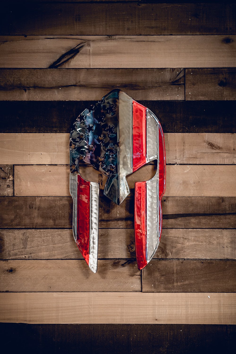 Patriotic Wall Art - Spartan Stars & Stripes – Nine Line Apparel