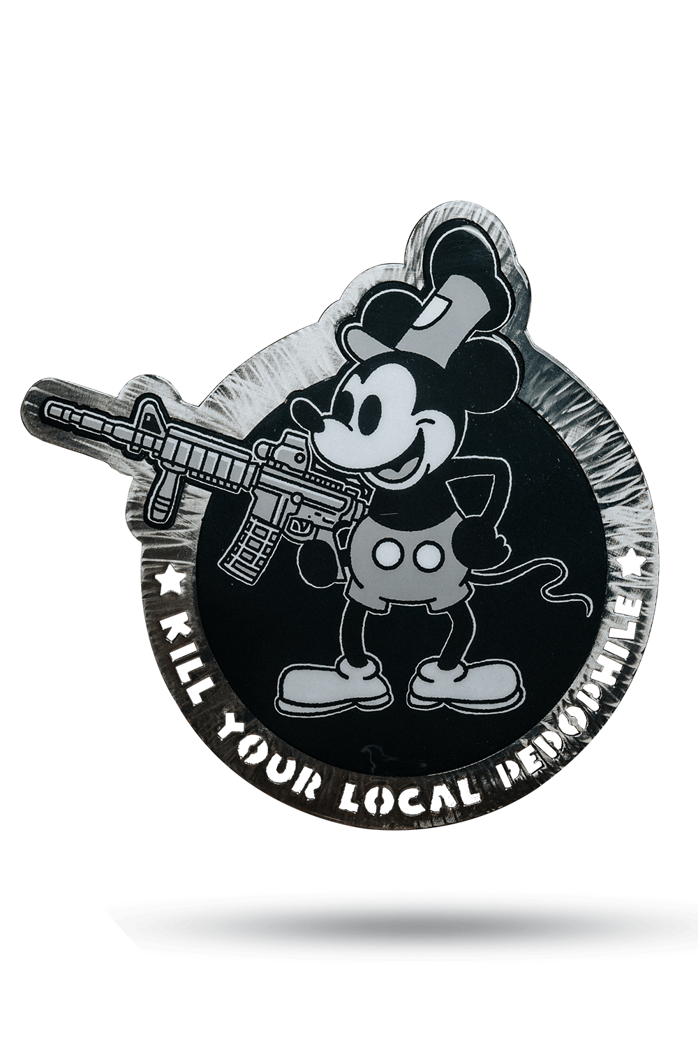 Molten Metal Sign - Steamboat Willie – Nine Line Apparel