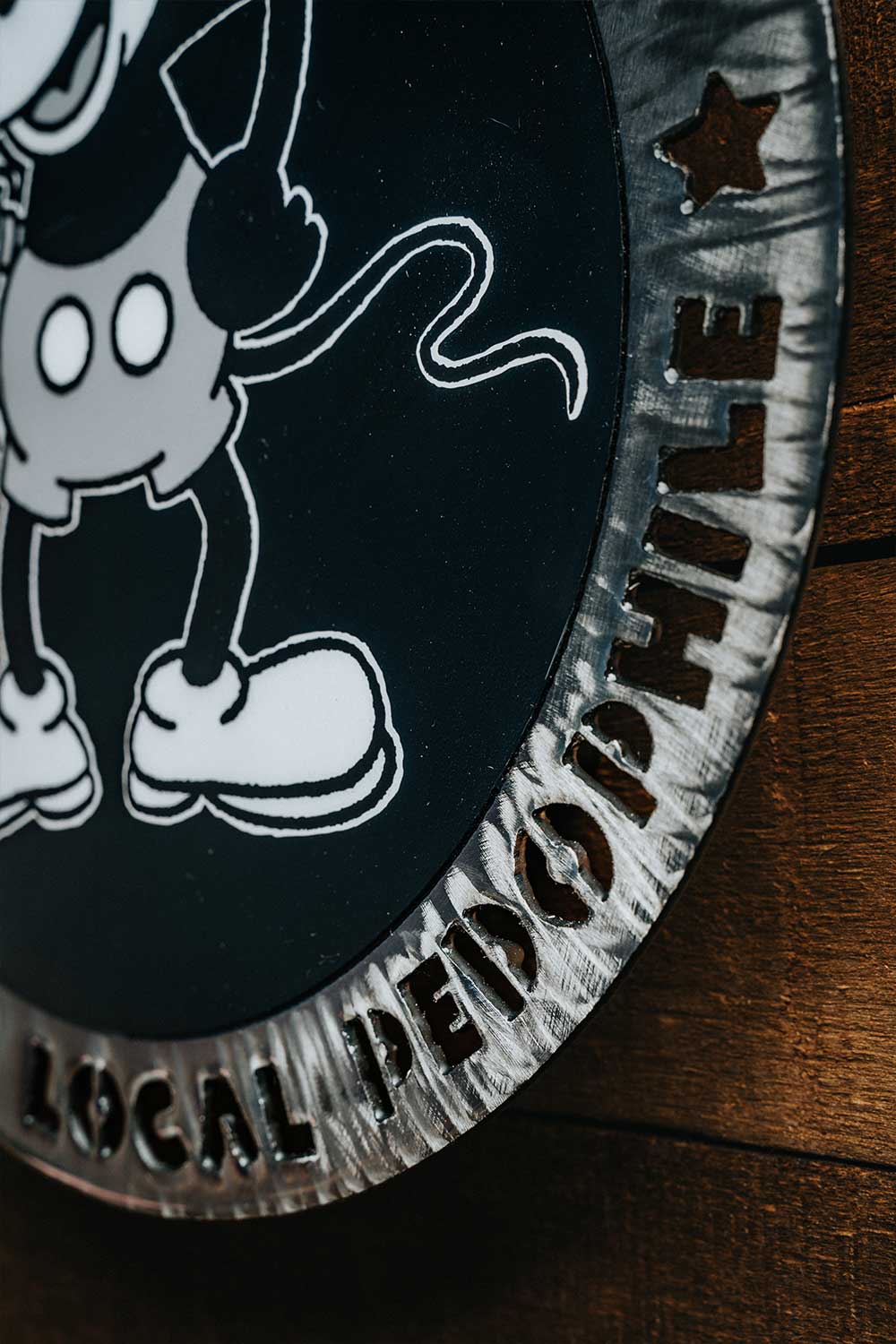 Molten Metal Sign - Steamboat Willie – Nine Line Apparel